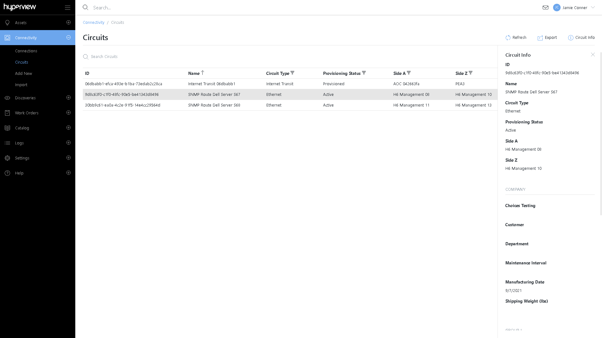 New User Inbox and Circuit Management - Hyperview